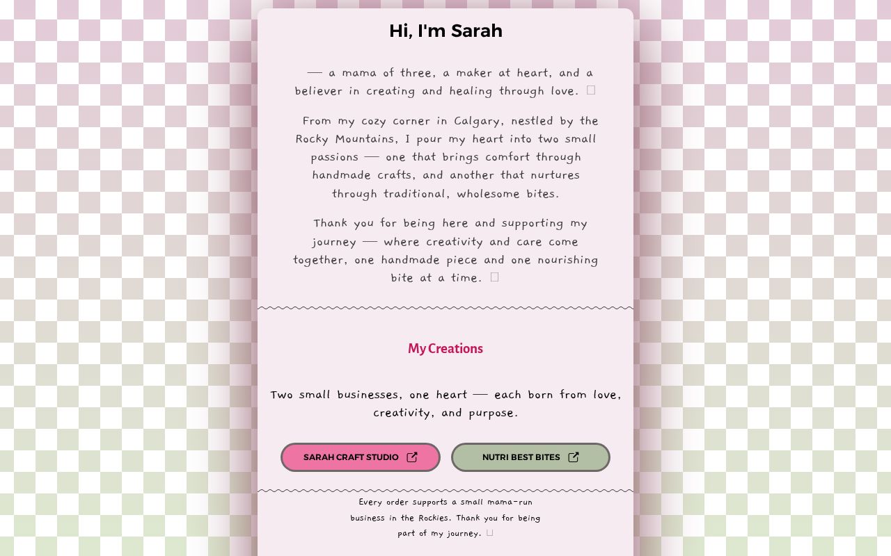 Sarah Crafts Store